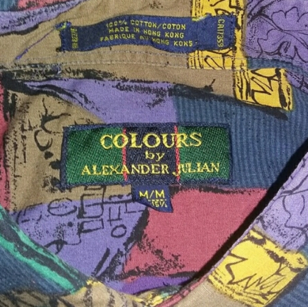 80s Colours By Alexander Julian Shirt Rap Hip Hop - Gem